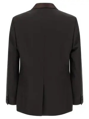 Fendi Crepe Wool Blazer