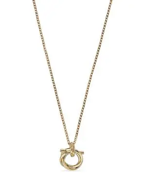 FERRAGAMO Collana Pendente Gancini Torchon
