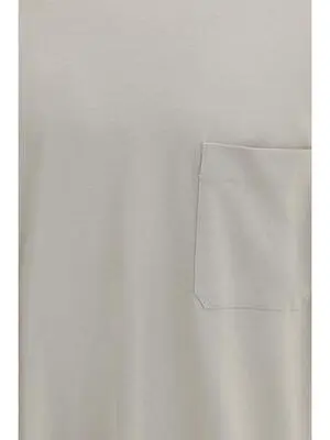 LEMAIRE Cotton Blend T-shirt - Cream