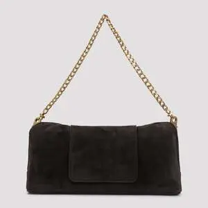 Versace Leather Cluch Bag - Brown