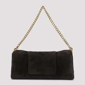 Versace Leather Cluch Bag - Brown