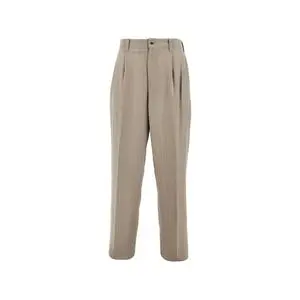 GOLDEN GOOSE Neutrals Trousers Tailored Trousers - Cream