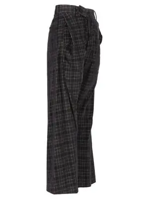 VIVIENNE WESTWOOD Drunken Cotton Pants - Gray