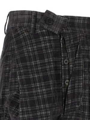 VIVIENNE WESTWOOD Drunken Cotton Pants - Gray