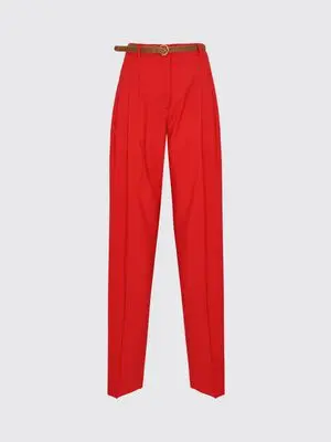 Max Mara Wool Trousers - Red