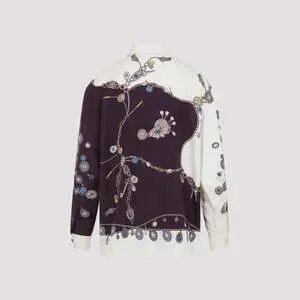 Versace Heritage Jewels Silk Shirt - Multicolor