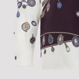 Versace Heritage Jewels Silk Shirt - Multicolor