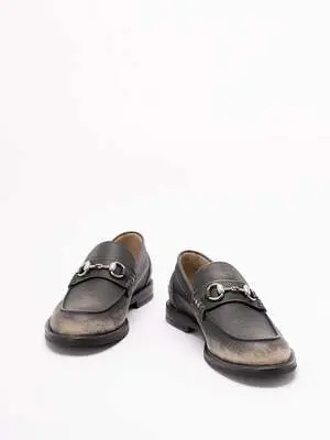 Gucci Leather Horsebit Loafers