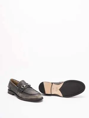 Gucci Leather Horsebit Loafers