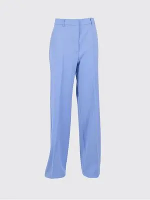 Max Mara Classic Straight Trousers - Blue