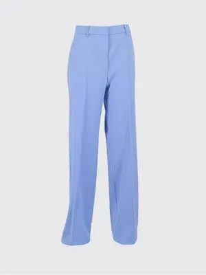 Max Mara Classic Straight Trousers - Blue