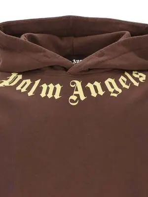 Palm Angels Neck Logo Hoodie