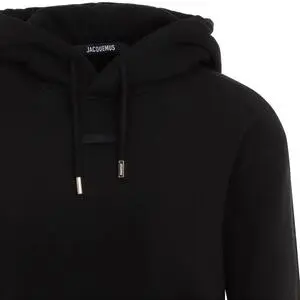 Jacquemus Le Hoodie Gros Grain - Black