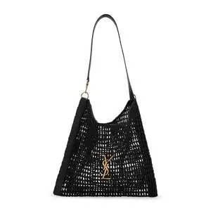 Saint Laurent Raffia Shoulder Bag