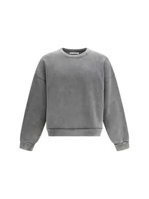 Acne Studios Patch And Logo Sweatshirt - Gray