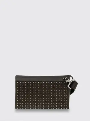 CHRISTIAN LOUBOUTIN Funky Leather Clutch With All-over Studs - Black