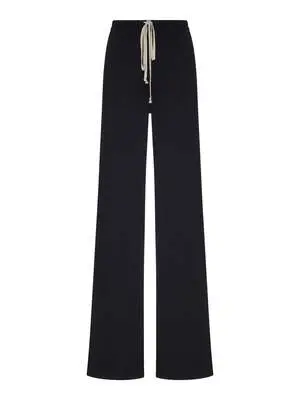 Rick Owens Drawstring Bias Pants With Drawstring - Black