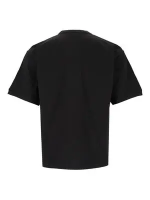 Versace Regular-fit Cotton Jersey T-shirt With Print - Black
