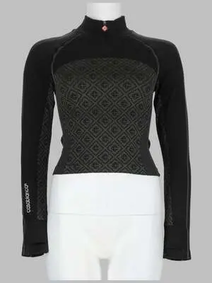 Casablanca Top Monogram Senza Cuciture - Multicolor