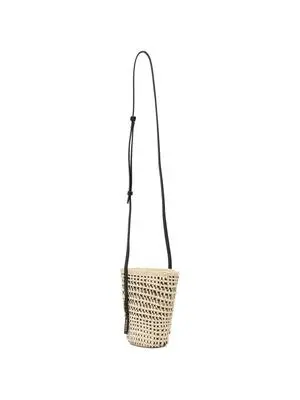 Loewe Braid Rafia Bucket Bag - Multicolor