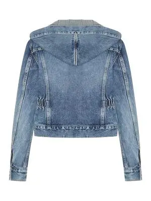Alaïa Hooded Denim Jacket