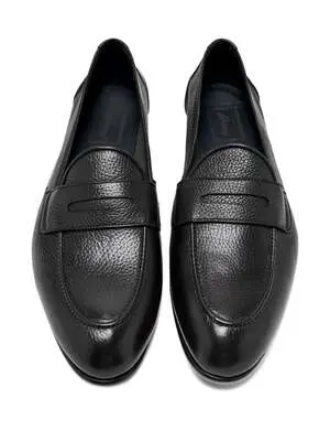 Brioni Penny Appia Leather Loafers