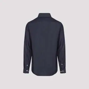 Giorgio Armani Cotton Shirt - Blue