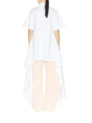 Alaïa Round Cotton Denim Trousers