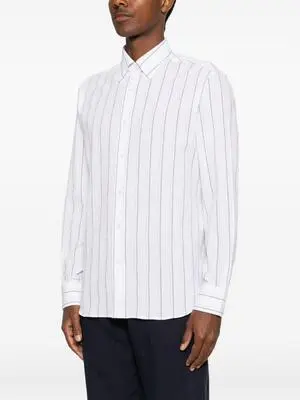 Brioni Striped Cotton Shirt - Multicolor