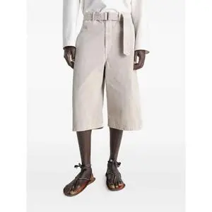LEMAIRE Neutrals Shorts Denim Shorts - Cream