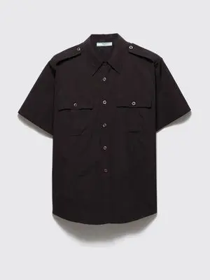 Prada Cotton Poplin Shirt - Black