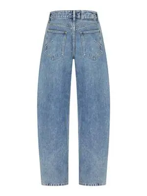 Alaïa Round Cotton Jeans