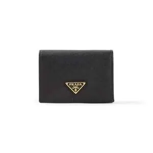 Prada Saffiano Wallet - Black