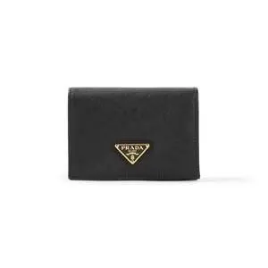 Prada Saffiano Wallet - Black