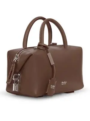 Max Mara Small Natural Leather Top Handle