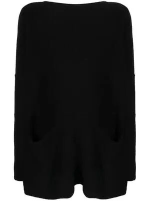 DANIELA GREGIS Cotton Boat-neck Sweater - Multicolor