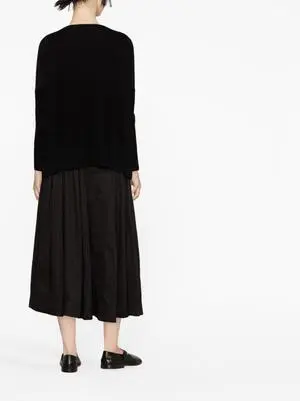 DANIELA GREGIS Cotton Boat-neck Sweater - Multicolor