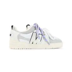 Moschino Low-top Leather Sneakers - White