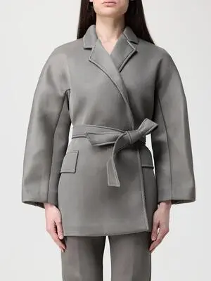 Max Mara Structured Polyester Robe Jacket - Multicolor