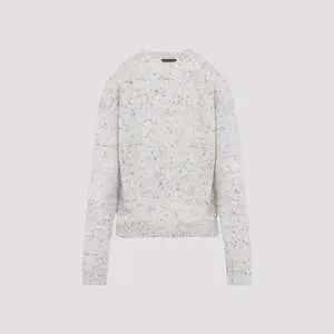 Moschino Bear Intarsia Bouclé Knit Sweater - Multicolor
