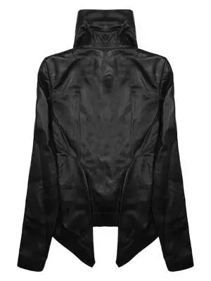 Rick Owens Giacca Biker In Pelle Naska