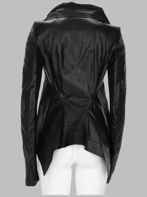 Rick Owens Naska Leather Biker Jacket