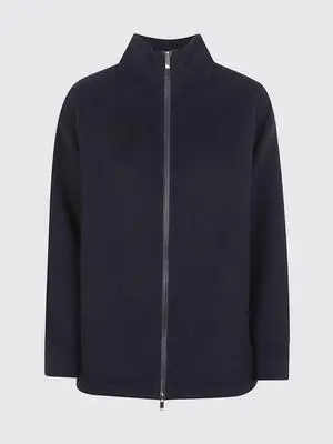 Max Mara Wool Silk Blend Jacket - Blue