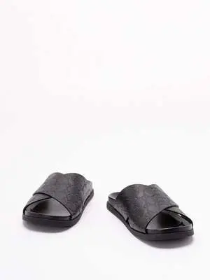 Gucci Gg` Criss-cross Sandals