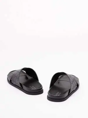 Gucci Gg` Criss-cross Sandals