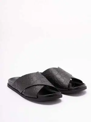 Gucci Gg` Criss-cross Sandals