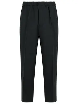 JIL SANDER Wool Pants - Black