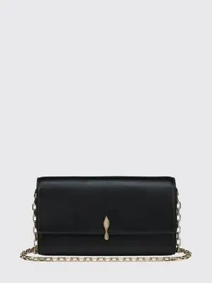 CHRISTIAN LOUBOUTIN Bettina Chain Wallet Bag In Nappa - Black