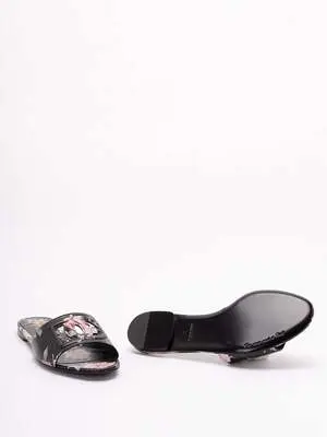 Dolce & Gabbana Floral Print Sliders - Multicolor