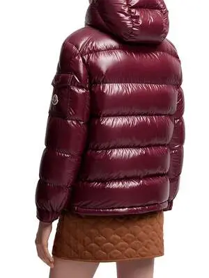 Moncler Maire Short Down Jacket - Brown